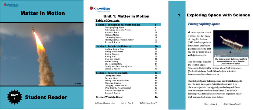 G5U1L1 Conservation of Matter