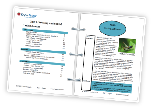 1st Grade Science Curriculum - Download a Sample Unit | KnowAtom